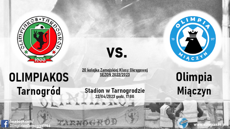 Zapowiedź: Olimpiakos- Olimpia 20 kolejka - Olimpiakos Tarnogród Zapowiedź: Olimpiakos- Olimpia 20 kolejka - Olimpiakos Tarnogród
